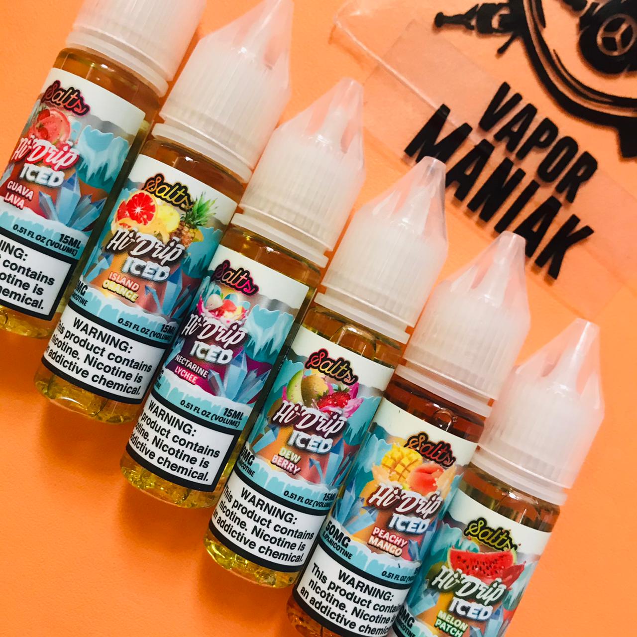 HI DRIP ICED – E-LIQUID SALT – Vapormaniak