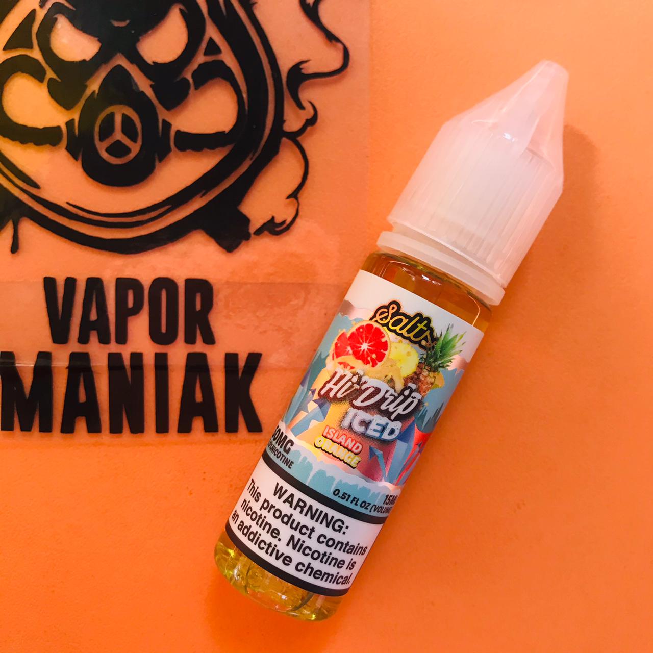 HI DRIP ICED – E-LIQUID SALT – Vapormaniak