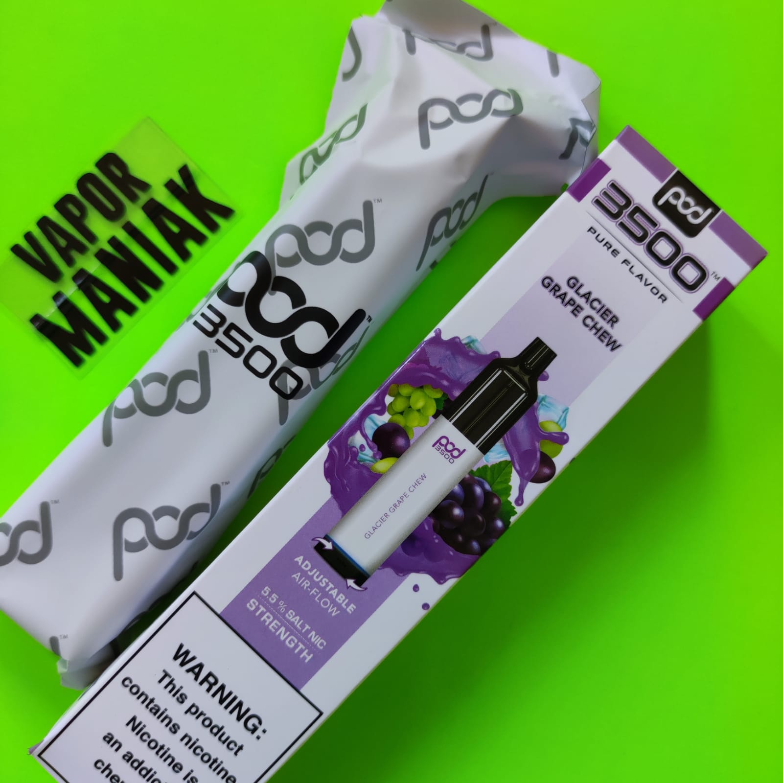 POD 3500 PUFFS – Vapormaniak
