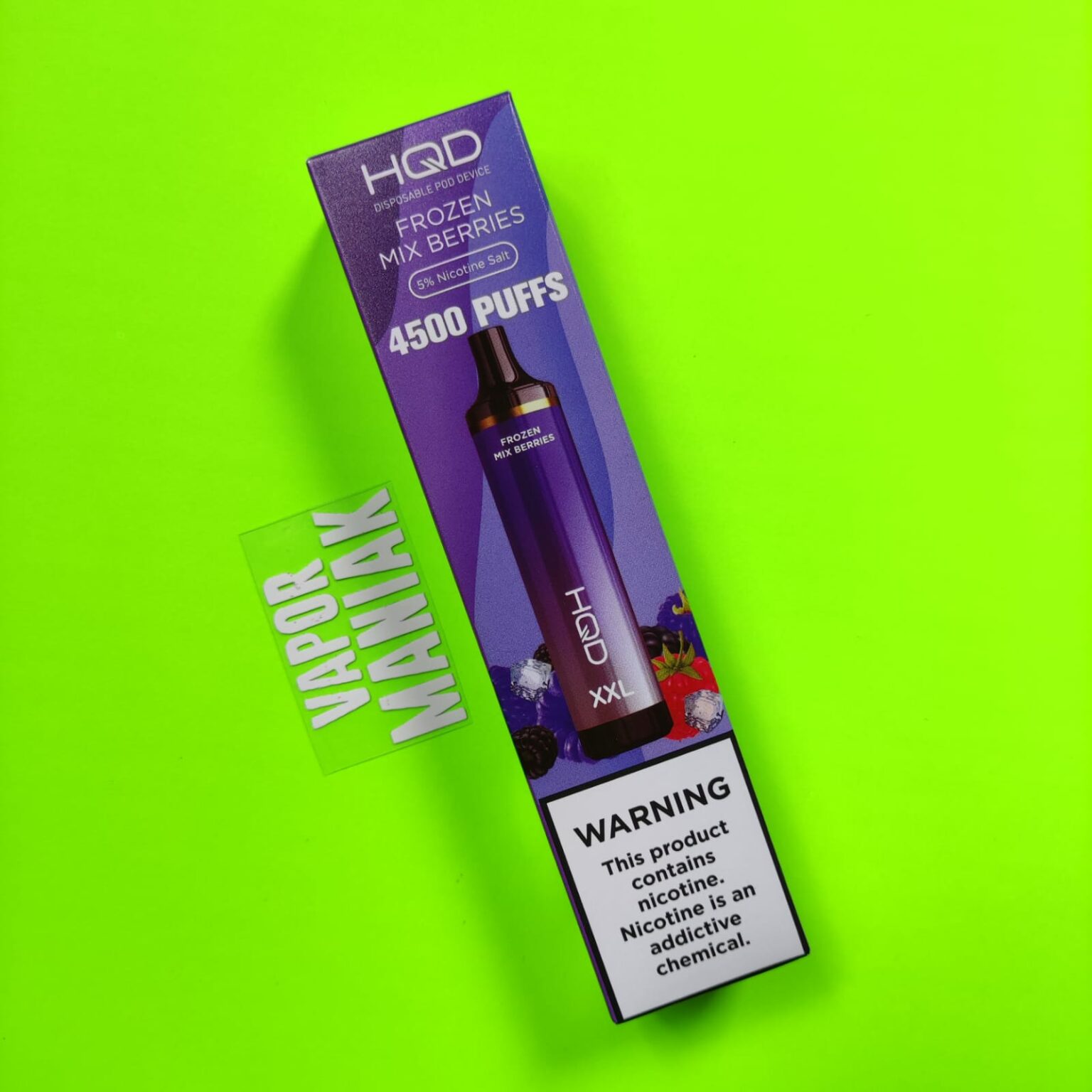 HQD 4500 PUFFS – Vapormaniak