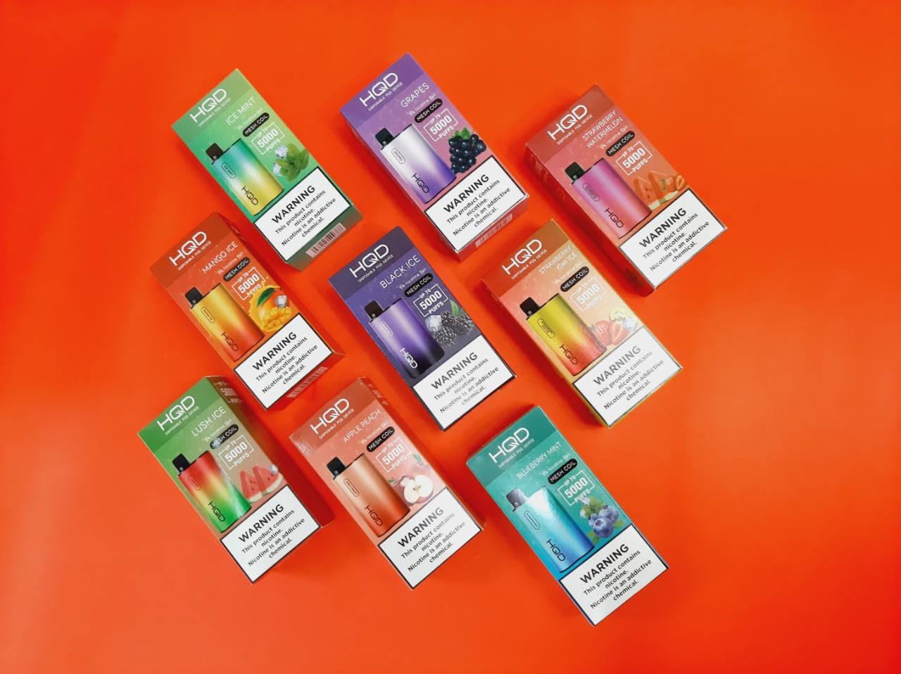 HQD CUVIE 5000 PUFFS – Vapormaniak