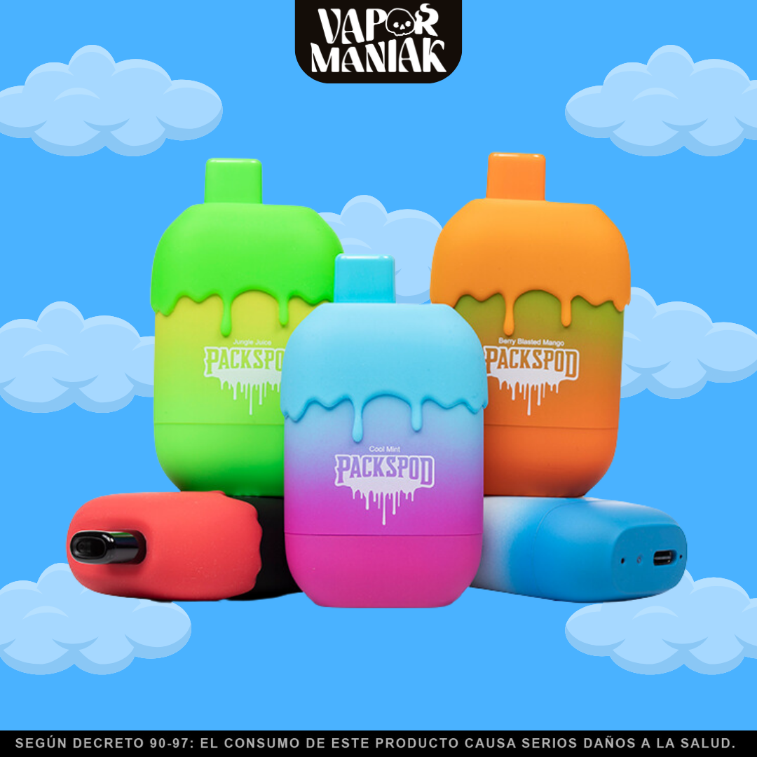 PACKSPOD 5000 PUFFS – Vapormaniak